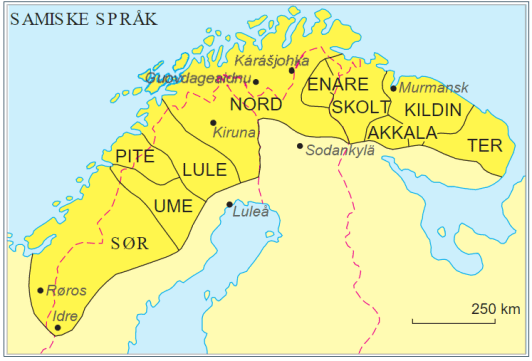 Sámi languages – a Polyglot illustrating Scandinavia