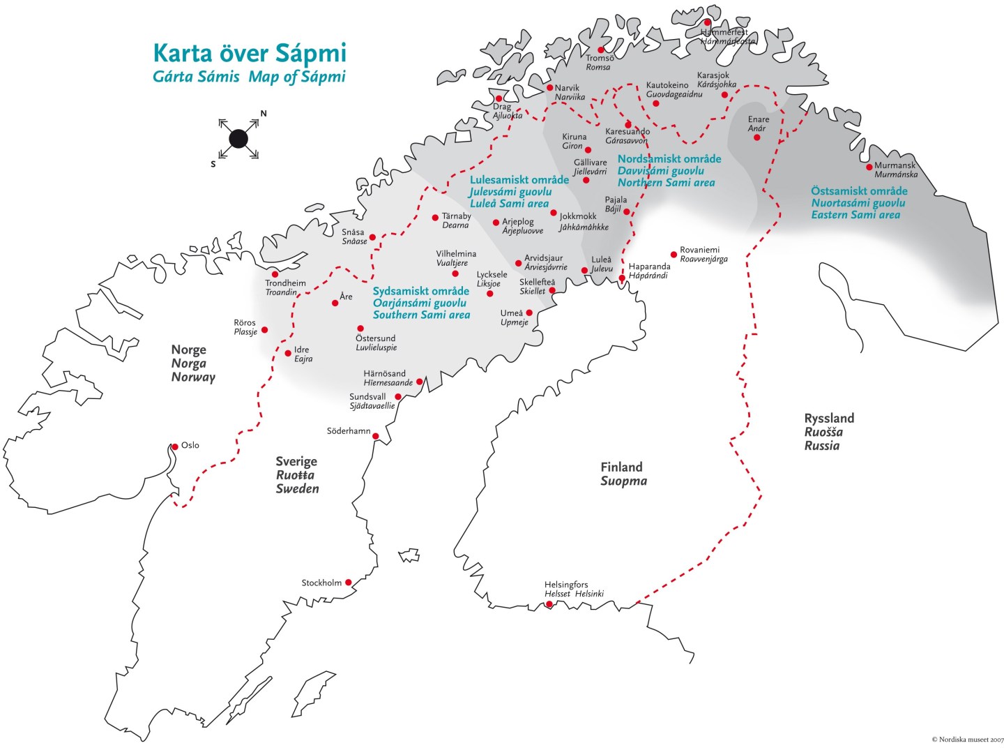 Sámi languages – a Polyglot illustrating Scandinavia