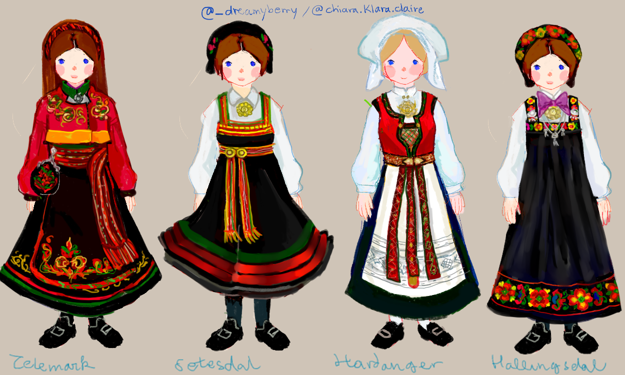 Bunad: Norway’s iconic folk costumes – a Polyglot illustrating Scandinavia