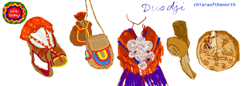 5 symbols of Sami culture – a Polyglot illustrating Scandinavia